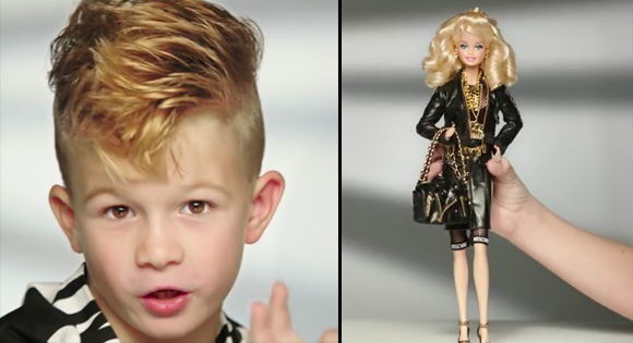 บาร์บี้ จับเด็กผู้ชายมาลงโฆษณาครั้งแรก ตั้งแต่กำเนิดบาร์บี้มา - เพชรมายา