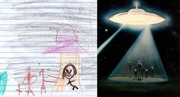 15 ภาพวาดของเด็ก ที่เคยถูกมนุษย์ต่างดาวลักพาตัวไป - เพชรมายา