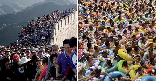 23 ภาพ "ความแออัด" ที่น่าเหลือเชื่อในประเทศจีน - เพชรมายา