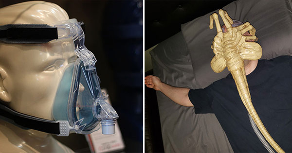 หมอบอกชายคนนี้ต้องใส่หน้ากากช่วยหายใจ เขาจึงเปลี่ยนมันให้เจ๋งขึ้น ...