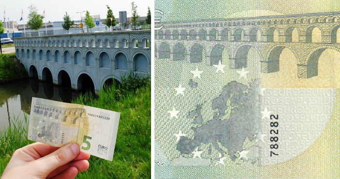 เมื่อรูปสะพานบนธนบัตรยูโรถูกพบว่าไม่มีอยู่จริง ชายคนนี้จึงสร้างขึ้นมา ...