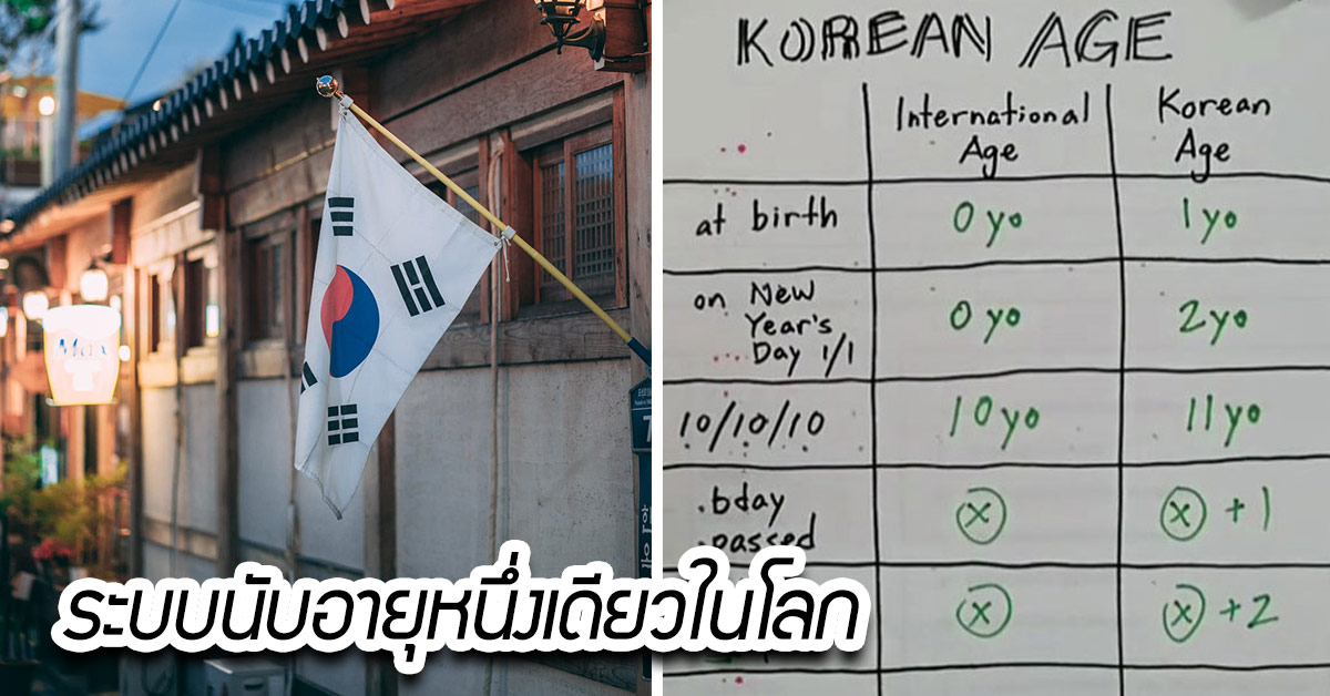 เผยระบบนับอายุในเกาหลี ที่ทำให้เด็กอายุ 2 วันกลายเป็น 2 ขวบได้อย่างไร ...