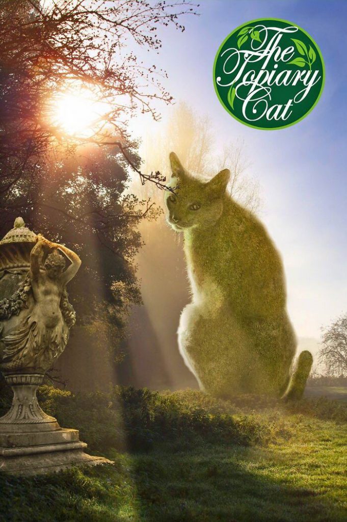 คุณตาวัย 75 สร้างภาพพุ่มไม้แมวเพื่อเป็นเกียรติให้กับเพื่อนขนปุยที่จากไป ...