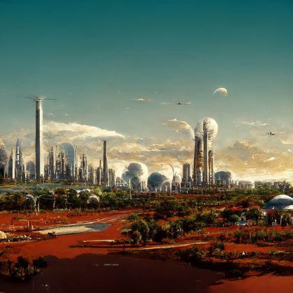 เมื่อขอให้ AI แสดงภาพออสเตรเลียปี 2070 และมันดูเหมือนอยู่บนดาวอังคาร ...