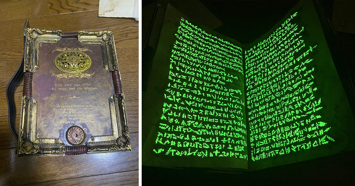 ศิลปินญี่ปุ่นสร้างหนังสือเวทมนตร์ที่เรืองแสงในความมืด จนเป็นไวรัลบนโซ ...